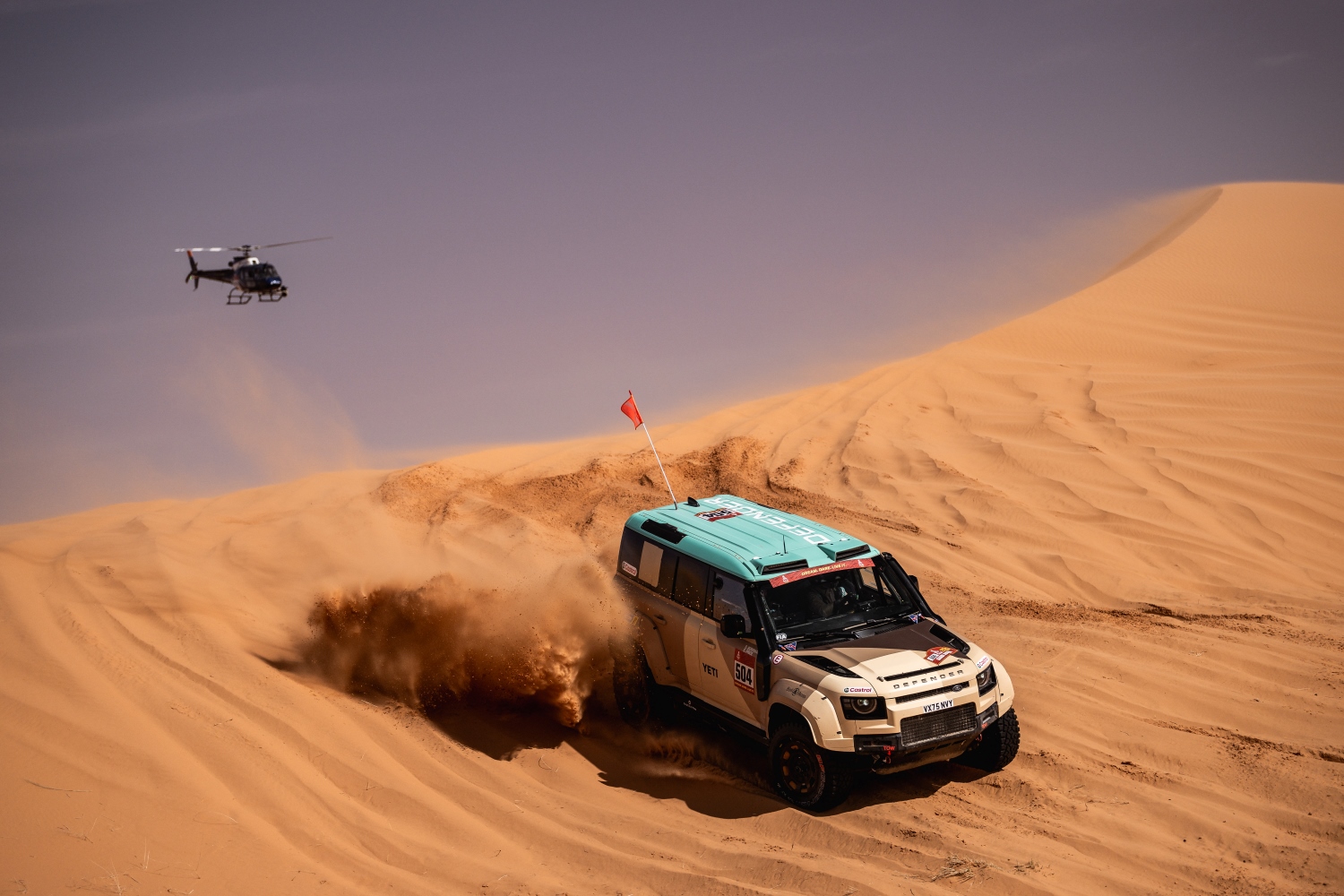 Defender Rally successfully reach halfway mark on 2026 Dakar - Skipper ...